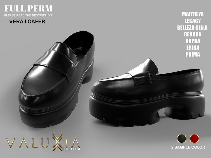 Second Life Marketplace - VALUXIA[FP] - Vera Loafer FULL PERM